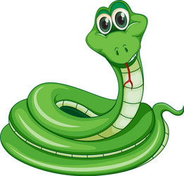 A scary snake Royalty Free Vector Image - VectorStock