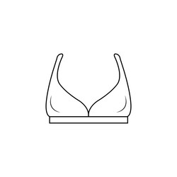 Bra icon logo Royalty Free Vector Image - VectorStock