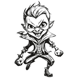 Scary count dracula phenomenon for spooky image Vector Image