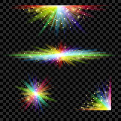 Rainbow Burst Vector Images (over 4,900)