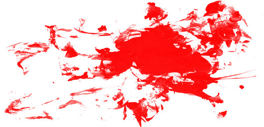 Stylish red watercolor splatter texture stain Vector Image