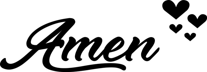 Amen Christian Vector Images (76)