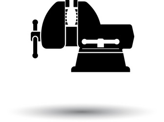 Cartoon vise tool character carpentry instrument Vector Image