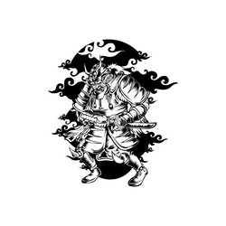 Samurai 0015 Royalty Free Vector Image - VectorStock