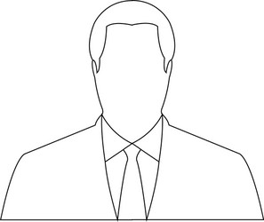 Half body person icon Royalty Free Vector Image