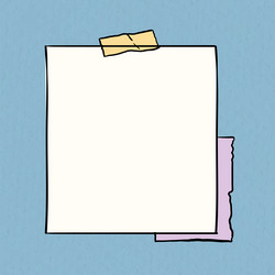 Cute Sticky Note Background