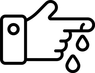 Finger Cut Clipart Black And White