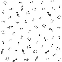 Music notes background Royalty Free Vector Image