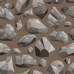 Stones cartoon rock mountains flagstone rocky Vector Image