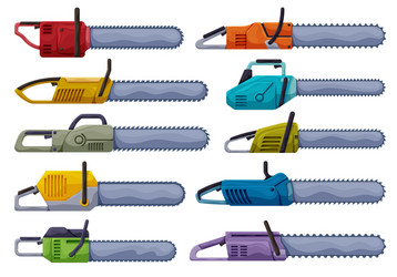Chainsaw Machine Cartoon Vector Images (over 200)
