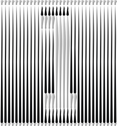 Modern abstract striped design with lines number 1