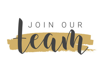 Lettering team groom Royalty Free Vector Image