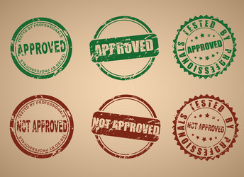 Quality Control Rubber Stamp Vector Images (over 3,300)
