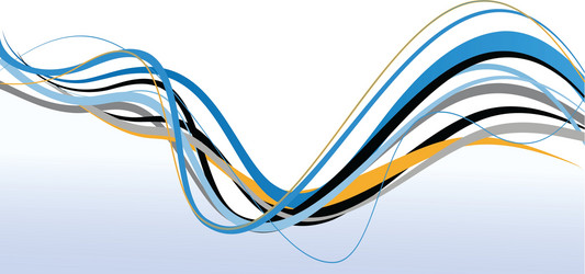 Wavy lines Royalty Free Vector Image - VectorStock