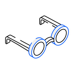 Spectacles Outline Vector Images (over 4,700)