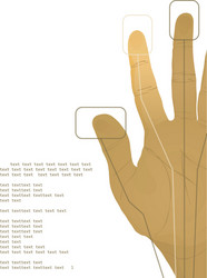 Hand gesture fist Royalty Free Vector Image - VectorStock