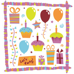 Party card Royalty Free Vector Image - VectorStock