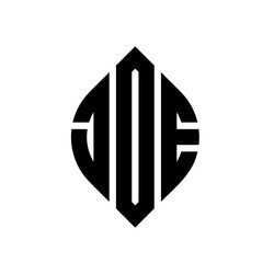 Jde logo letter design Royalty Free Vector Image