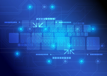 Screen technology background with lock Royalty Free Vector