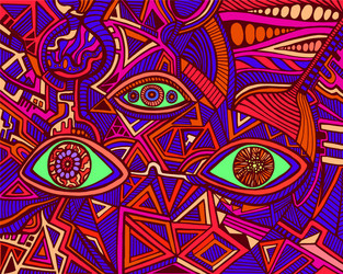 Trippy Eyes Vector Images (over 1,200)