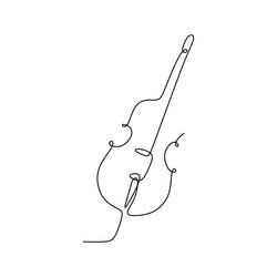 Continuous line drawing of jazz musicians playing Vector Image