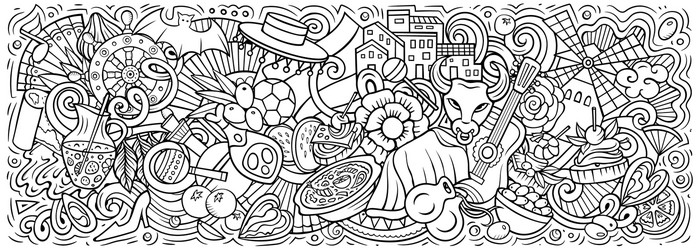 Tapas Sketch Vector Images (93)