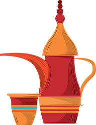 Arabic Coffee Jug Pot Vector Images (over 180)