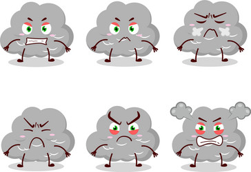 Angry Weather Clouds Characters Cartoon Vector Images (over 160)