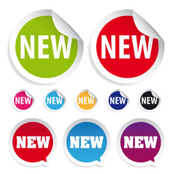 New update label or sticker Royalty Free Vector Image