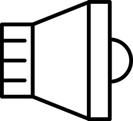 Speaker audio symbol with music notes Royalty Free Vector