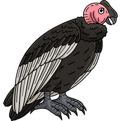 Red billed quelea bird cartoon colored clipart Vector Image