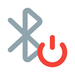 Disconnected or turned off bluetooth Royalty Free Vector