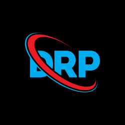 Drp logo letter design Royalty Free Vector Image
