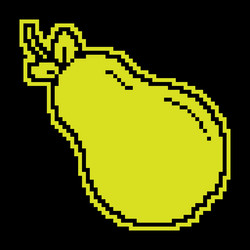 Pixel icon orchid flower tropical plant Royalty Free Vector