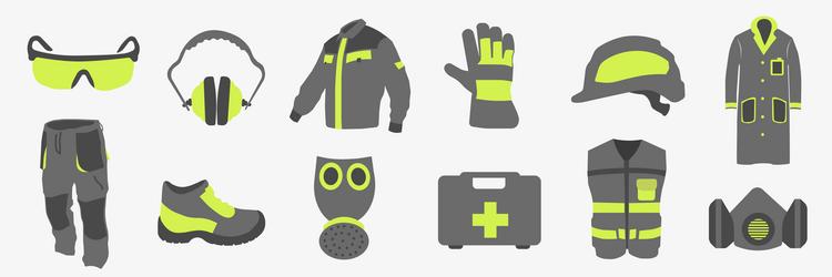 Work uniform professional protective clothing Vector Image