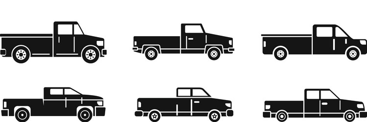 Simple Pickup Truck Vector Images (over 780)