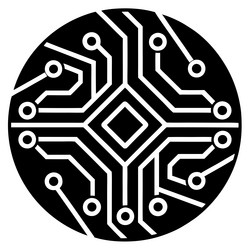 Tech innovators logo art design for company Vector Image