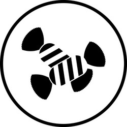 Cute pick n mix candy cartoon Royalty Free Vector Image