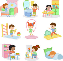 Kids Daily Routine Vector Images (over 2,100)