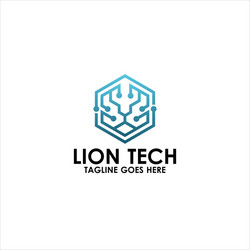 Logo Tech Lion Vector Images (over 350)