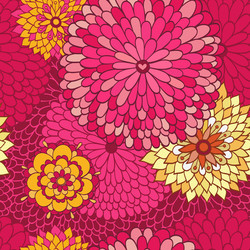 Modern colorful flowers background Royalty Free Vector Image