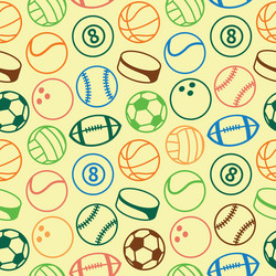Seamless pattern with olympic sport icons Vector Image