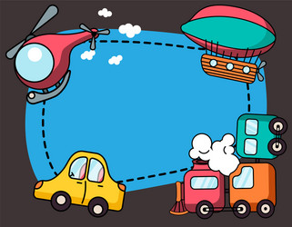 Boy Car Border Cars Vector Images (over 170)