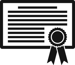 Diploma Black and White Icon Vector Images (over 6,400)