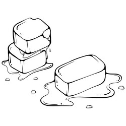 Ice Cube Line Drawing Vector Images (over 430)
