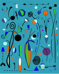 Painter Abstract Miro Vector Images (62)