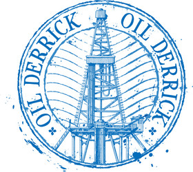 Hand gesture black drop oil logo icon Royalty Free Vector