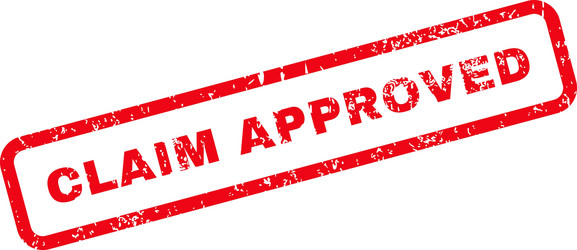 Claim text rubber stamp Royalty Free Vector Image