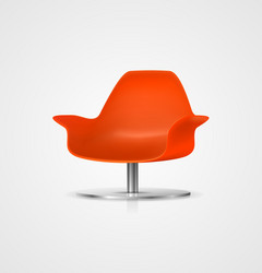 Plastic chair Royalty Free Vector Image - VectorStock