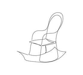 Line Drawing Rocking Chair Vector Images (over 310)